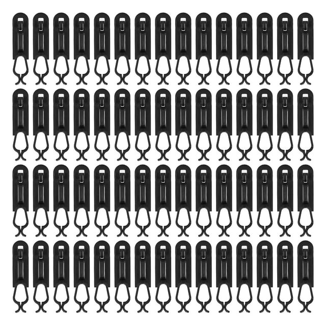 GLiving 60 Pcs Christmas Light Clips, Waterproof Gutter Hooks for ...