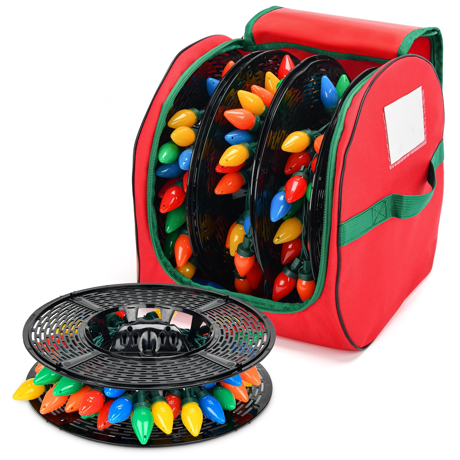 Christmas Light Storage Bag, 600D Oxford Fabric Christmas Light ...