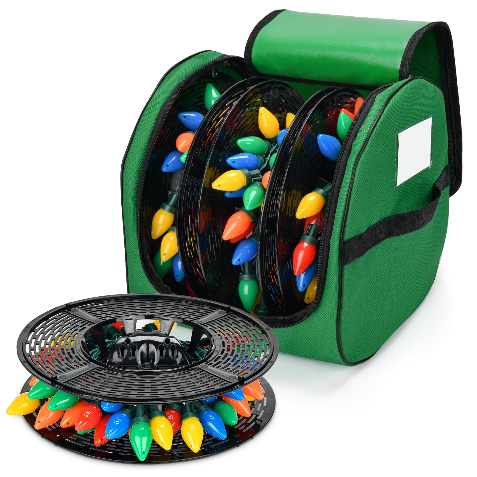 Christmas Light Storage Bag, 600D Oxford Fabric Christmas Light ...