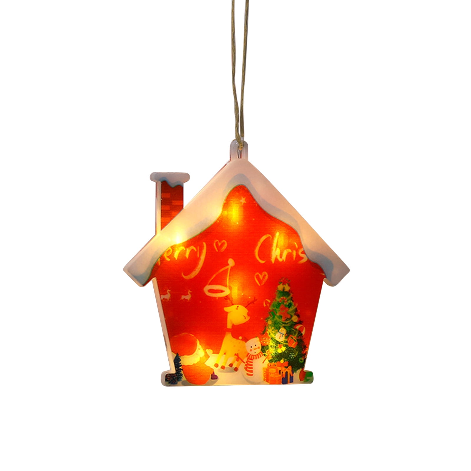 Christmas Lighted Window Decorations Battery Operated, LED Christmas ...