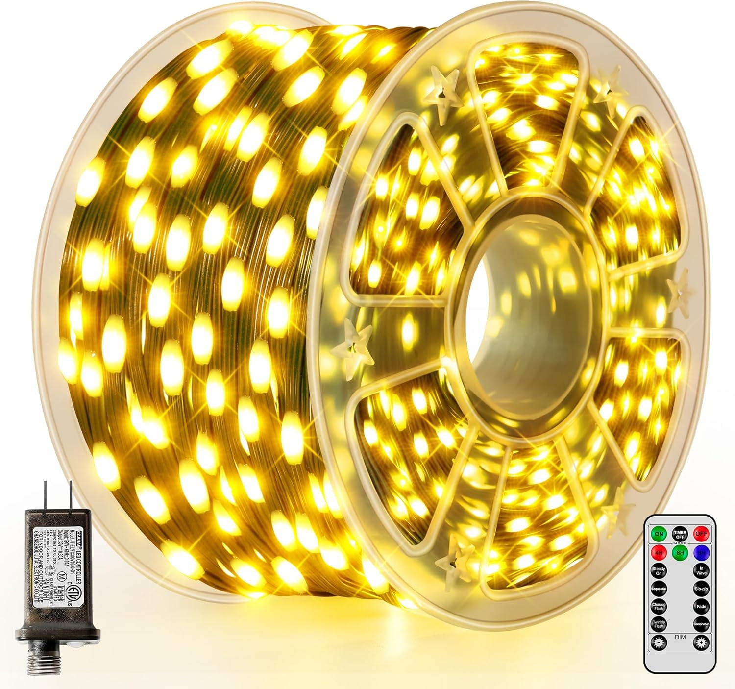 Christmas Lights 1200 394 FT, IP67 Christmas Tree Lights with 8 Modes ...