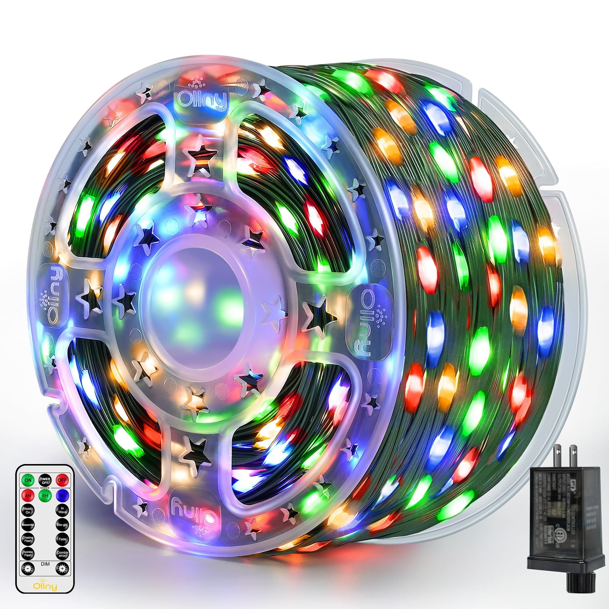 Christmas Lights 262 FT 800 LED IP67 Waterproof, Color Changing ...