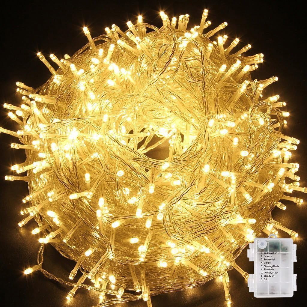 Christmas Lights, 3M 20LED Battery Operated Fairy String Lights for ...
