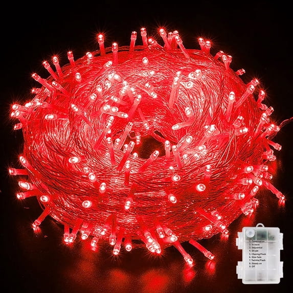 Christmas Lights, 3M 20LED Battery Operated Fairy String Lights for ...