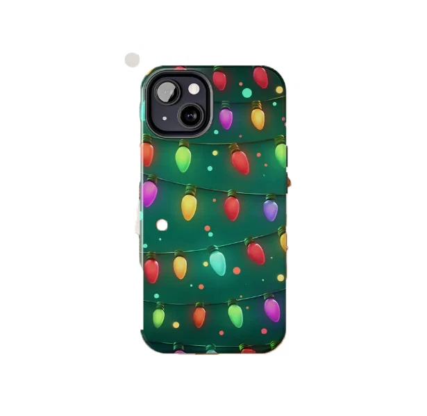 Christmas Lights Festive Glow iPhone Case 17 through 11 Pro Max ...