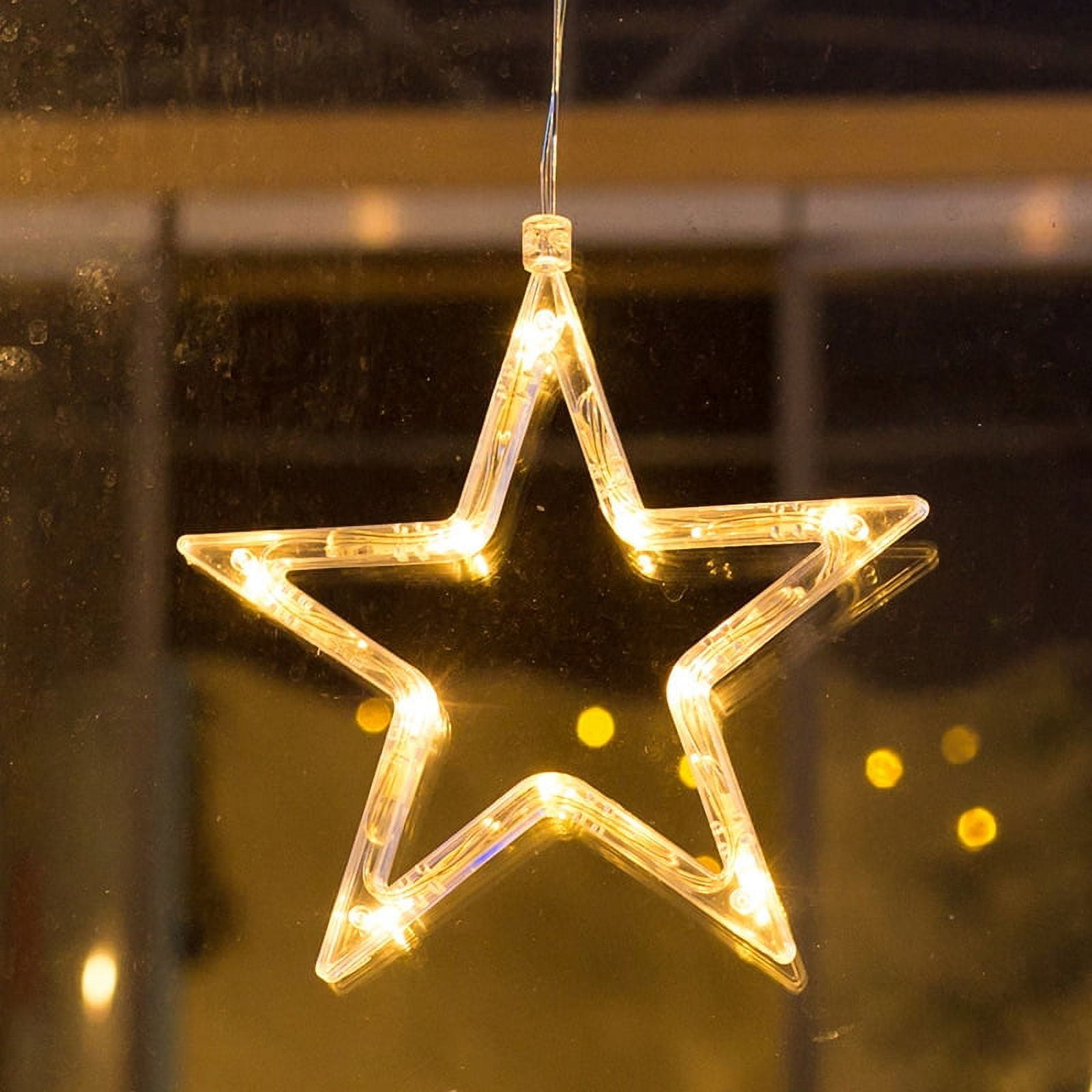 Christmas Lights LED Window Lamp Battery-Operated for Window ...