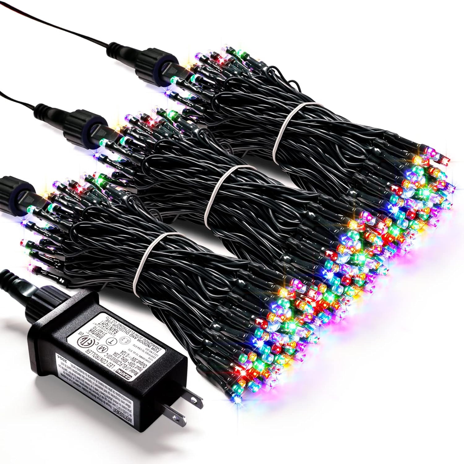 Christmas Lights Outdoor, 66ft 200 LED Christmas Tree Lights Indoor ...