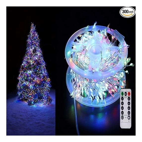 Christmas Lights Plug In, 33ft Micro Dot LED String Lights ...