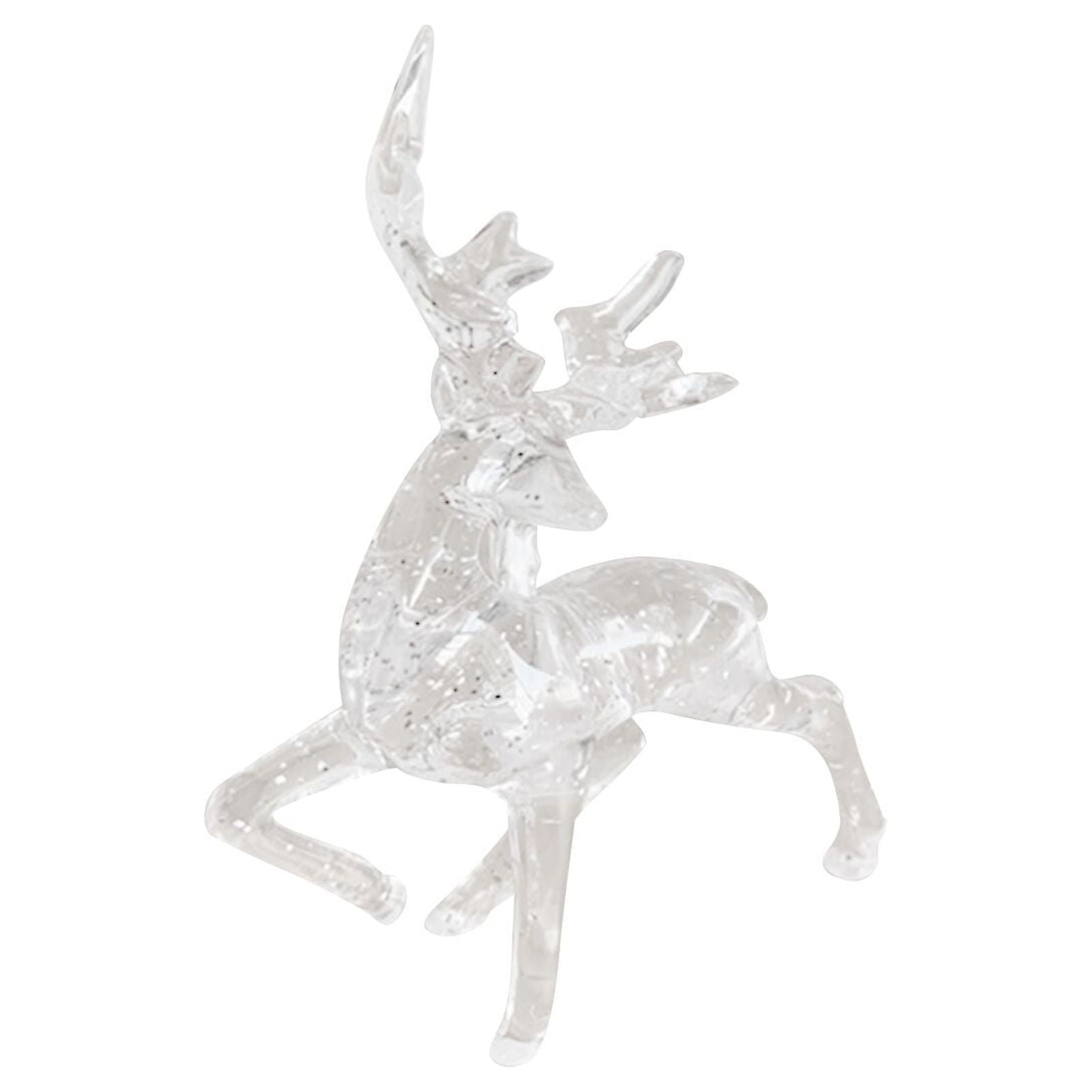 Christmas Lights Reindeer String Lights 5 ft 10 LED Warm White Battery ...