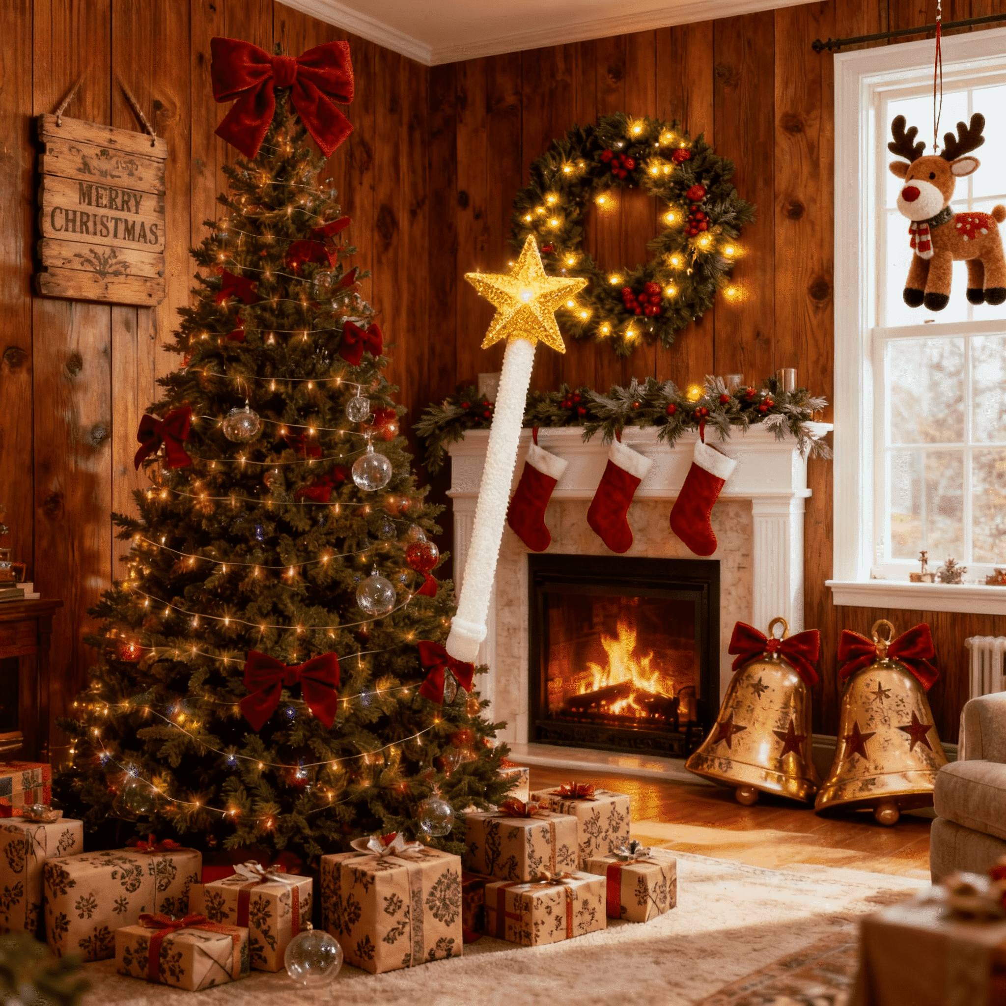 Christmas Lights with Remote, Christmas Wand, Tree Christmas Tree ...