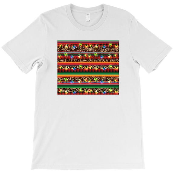 Christmas Lights Serape Themed Festive and Cultural Graphic Design for ...