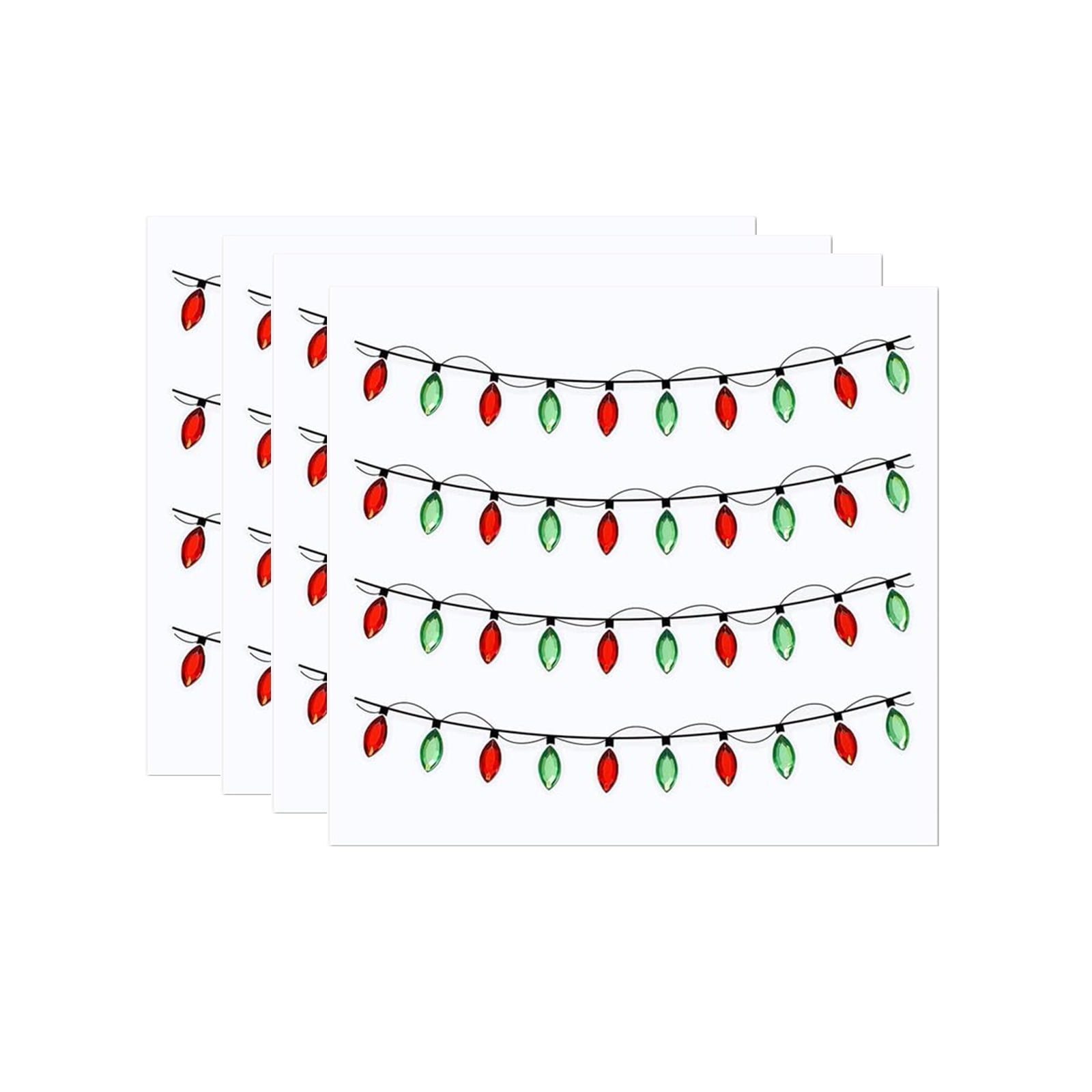 Christmas Lights Stickers for Crafts, 2025 New Christmas Light ...