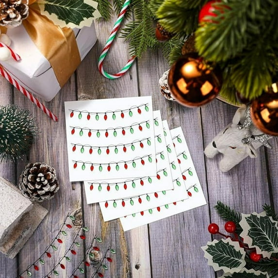 Christmas Lights Stickers for Crafts, 2025 New Christmas Light ...