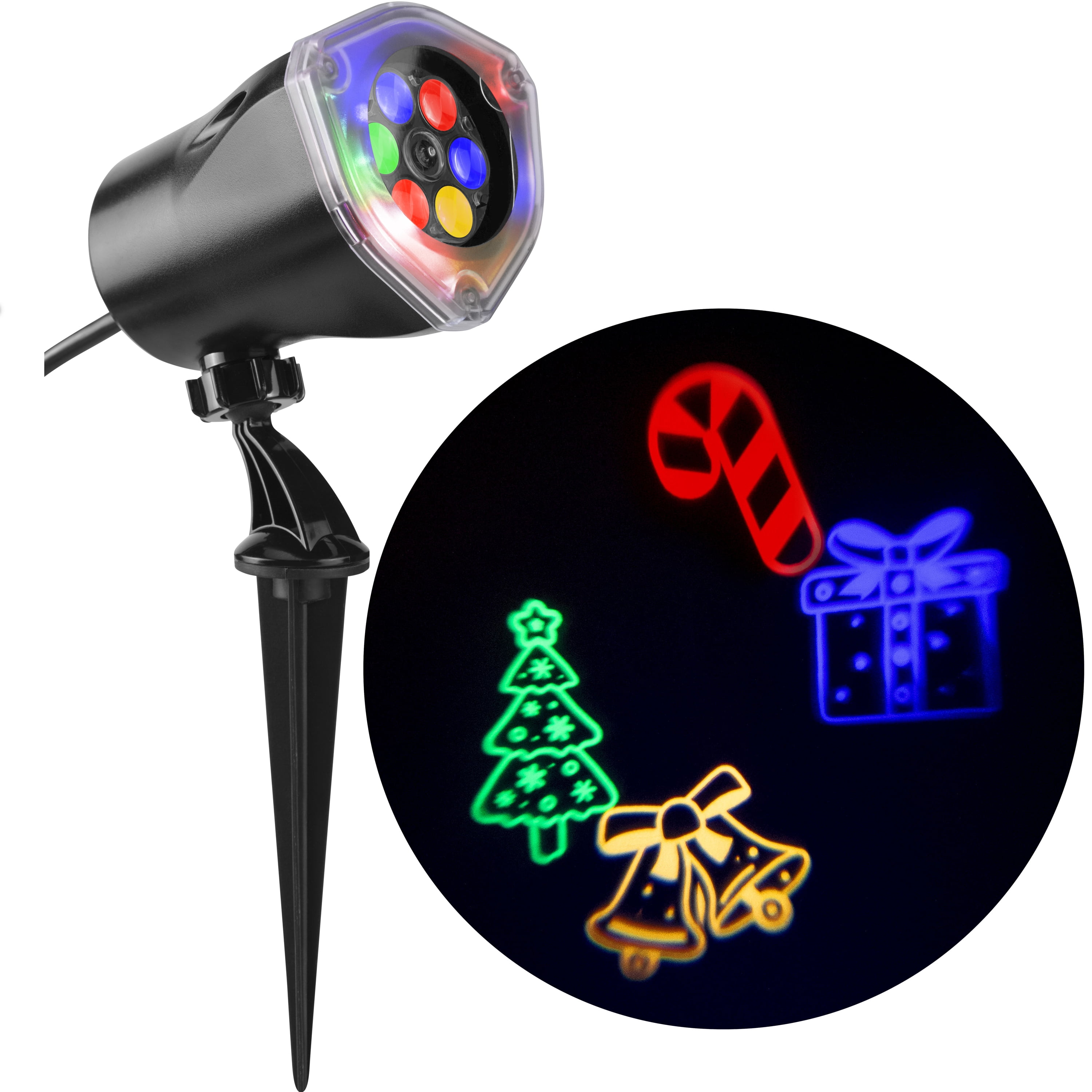 Brandclub - Christmas Lightshow Projector Lights by Holiday Time Whirl ...