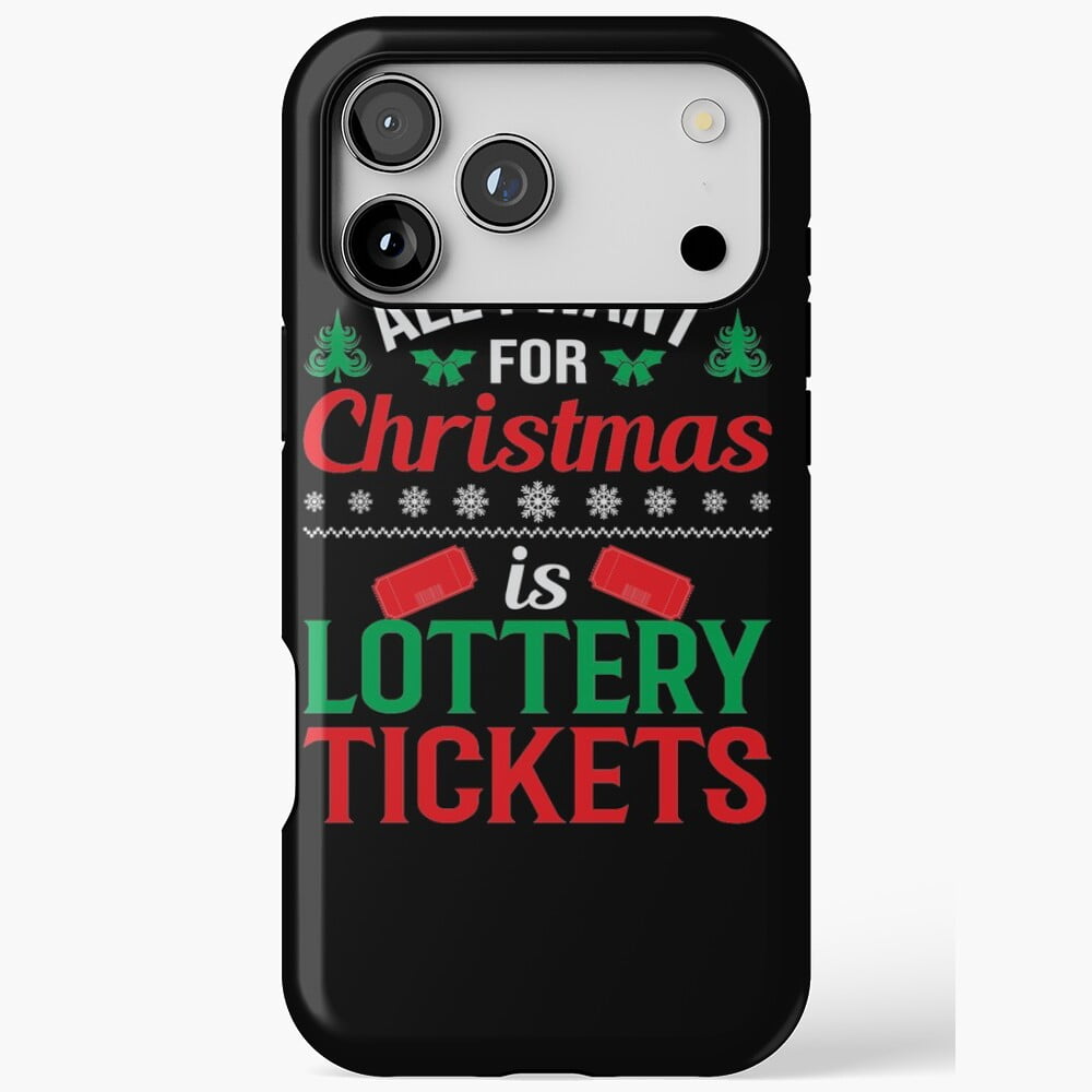 Christmas Lottery Ticket Case for iPhone 11 12 13 14 15 16 17 Pro Max ...