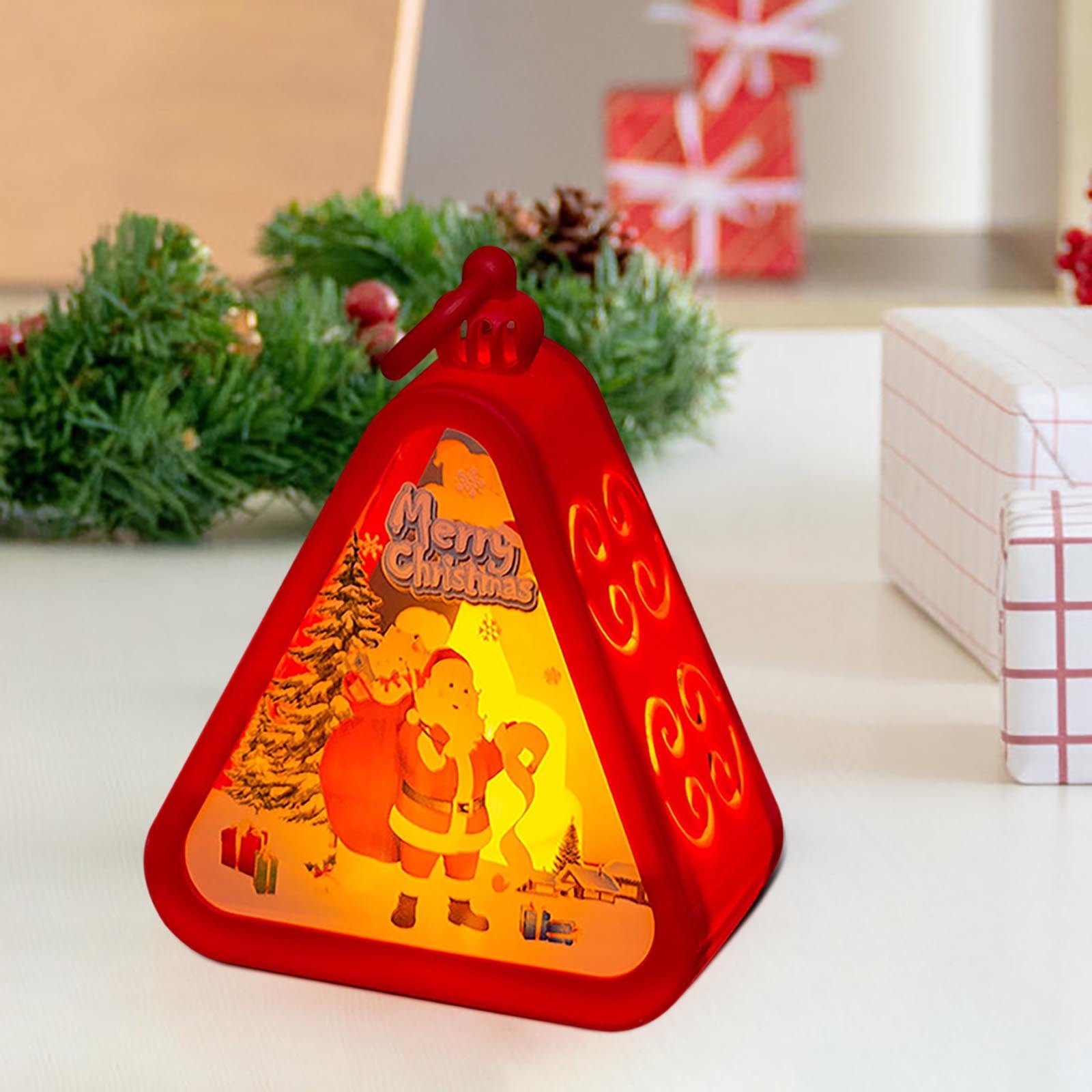Christmas Handheld Night Light Decoration, Portable Lantern for Party ...