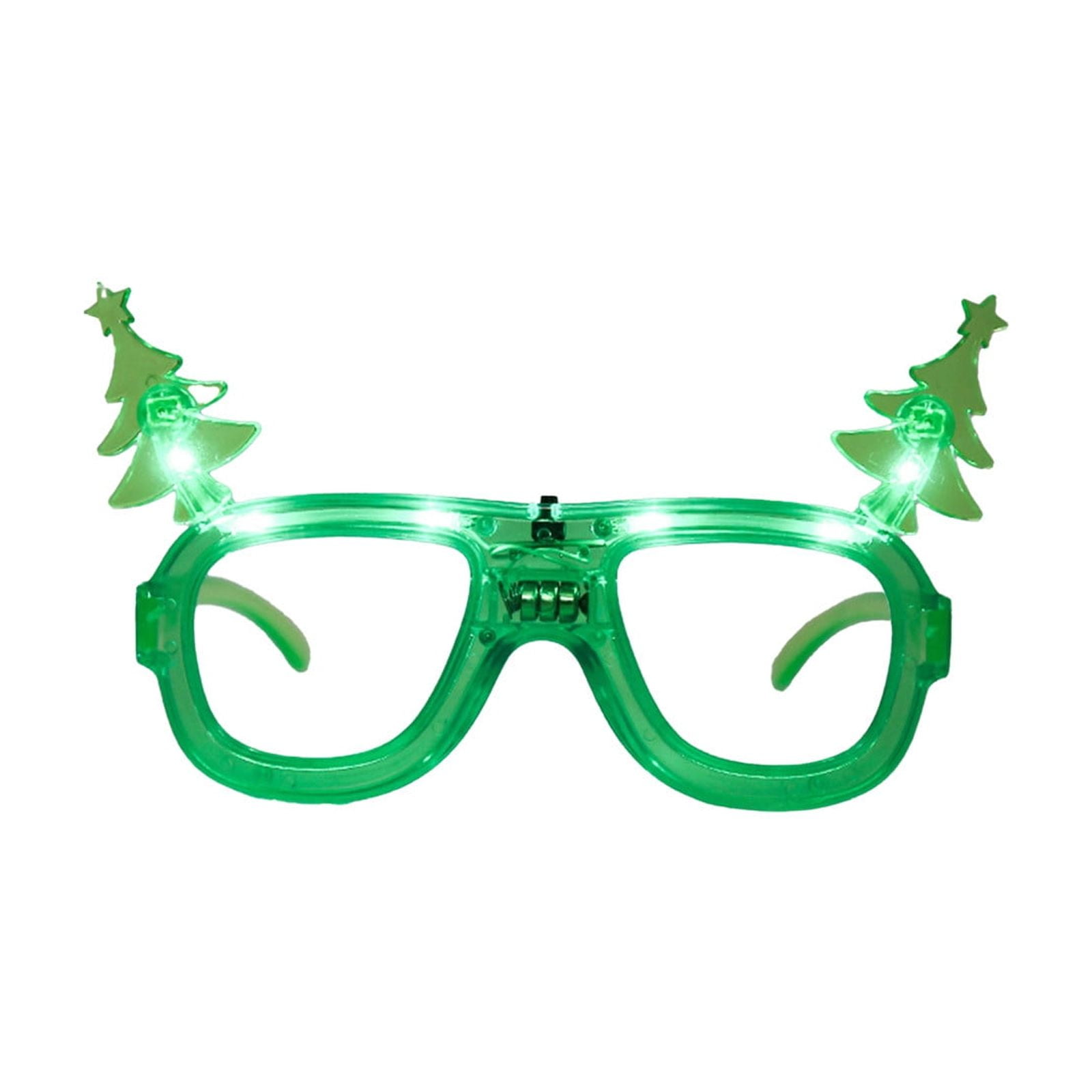 Christmas Luminous LED Glasses Adult Children Party Quirky Accessories ...