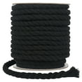 Christmas Macrame Cord, 165 feet 5mm Cotton Rope 8 Strand Twisted ...