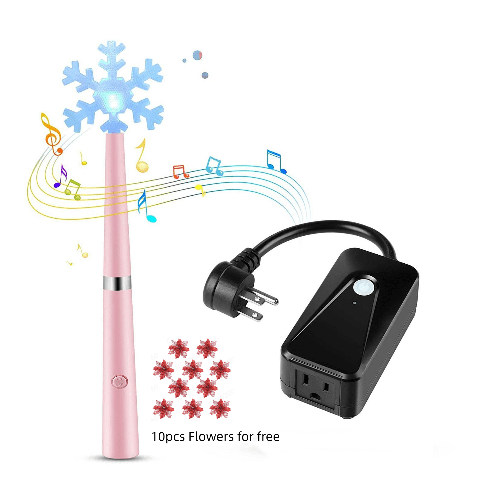 Christmas Magic Light Wand Wireless Remote Control Outlet for Christmas ...
