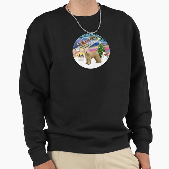 Christmas Magic With Soft Coated Wheaten Graphic Unisex Sweatshirt ...