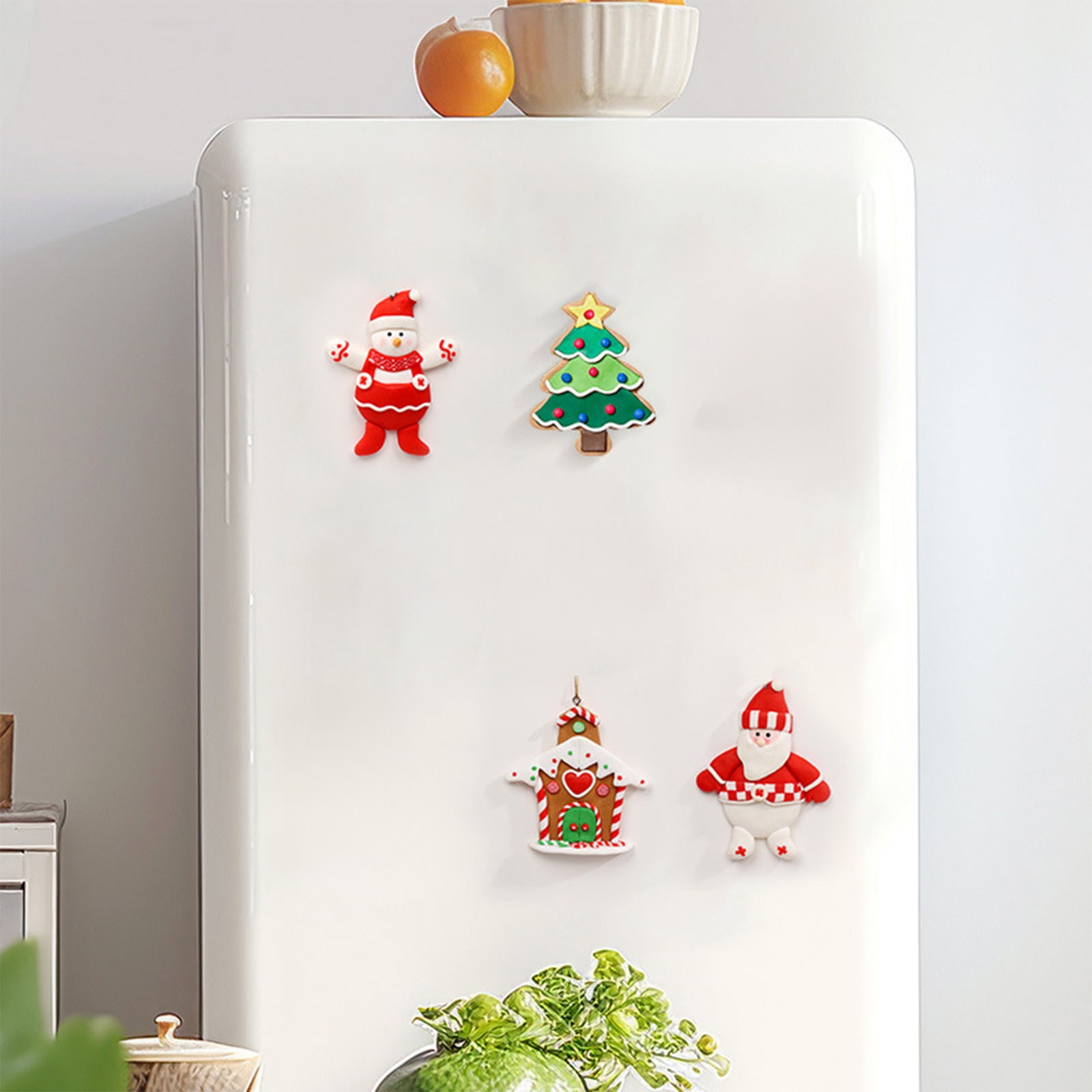 Christmas Magnet Stickers Under 5 ! Kadlawus Fridge Magnets Santa Claus ...