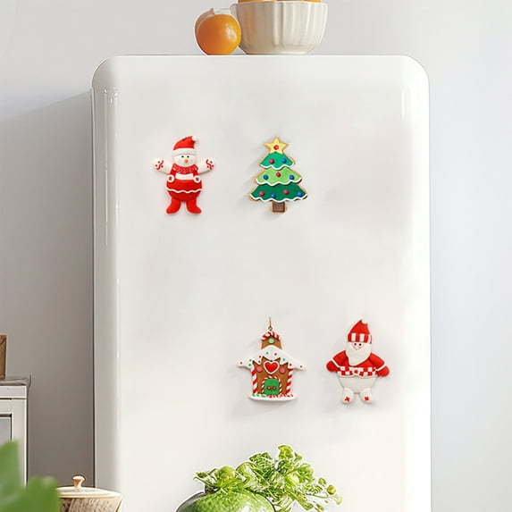 Christmas Magnet Stickers Under 5 ! Kadlawus Fridge Magnets Santa Claus ...