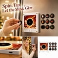Christmas Magnetic Music Player Set Mini Retro Vinyl Record Fridge ...