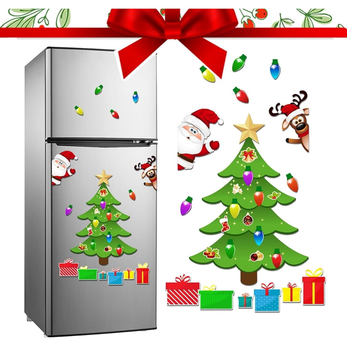 Christmas Magnets for Fridge, Magnetic Christmas Decorations, Christmas ...