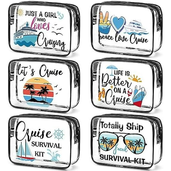 Christmas Makeup Bags Gifts for Women Teacher Beach Cruise Swim Nurse ...