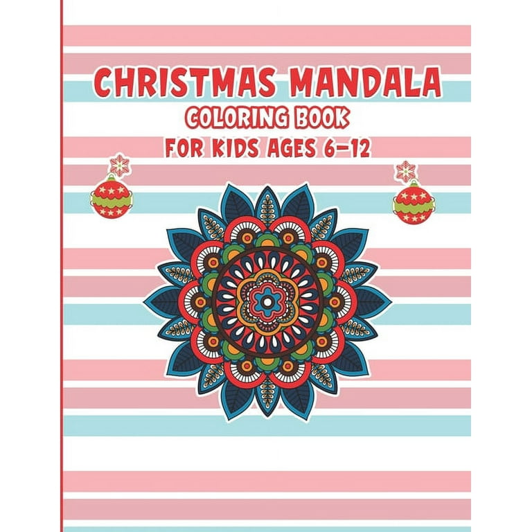christmas mandala coloring pages