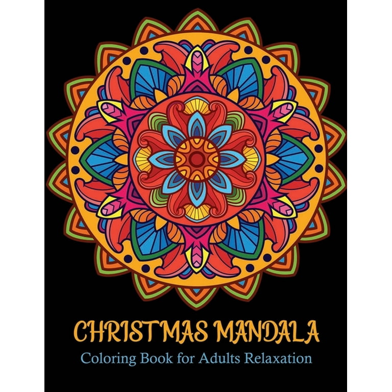 christmas mandalas coloring pages