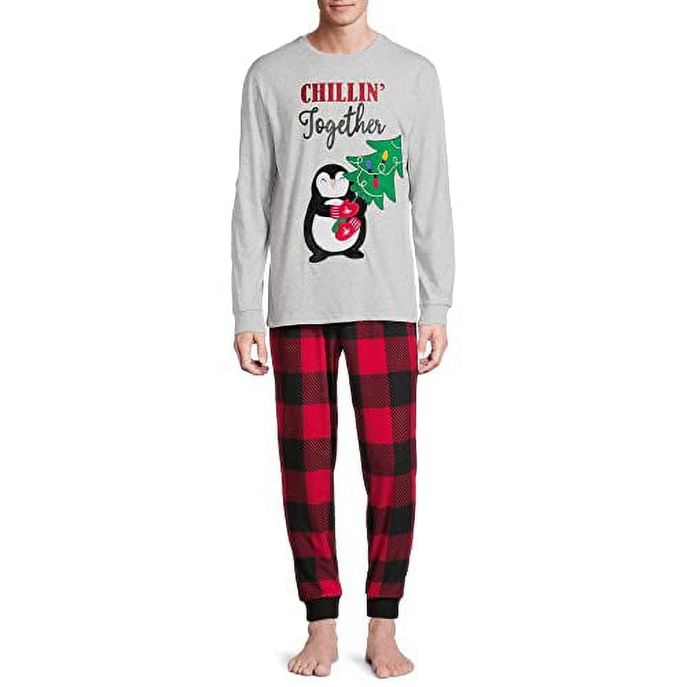 Christmas Matching Family Penguin Chillin Together Pajamas Sleeper ...
