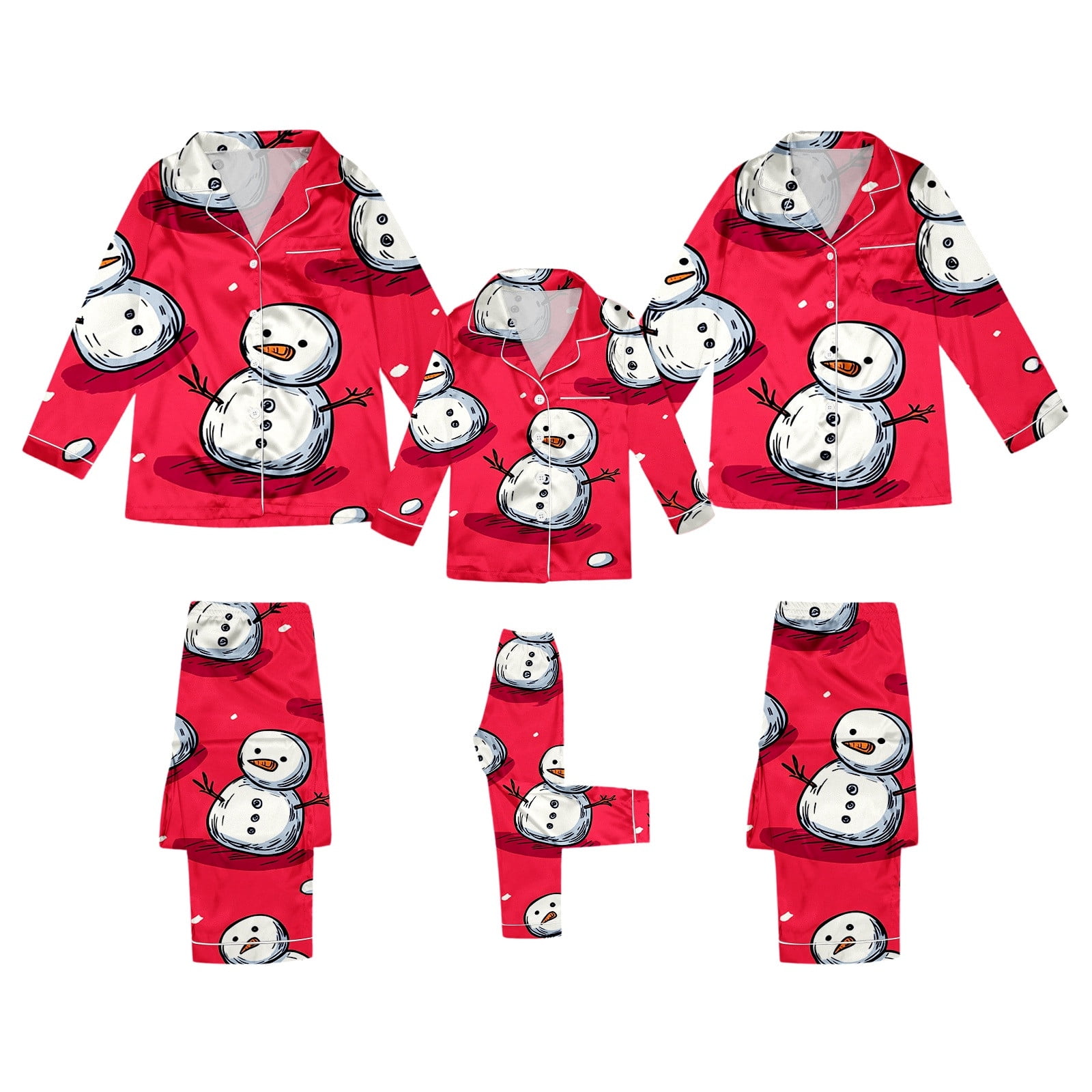 Christmas Matching Pajamas for Family Cute Christmas Santa Claus ...
