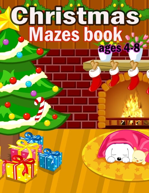 Christmas Mazes book ages 4-8 : The Ultimate Christmas Maze Book for ...