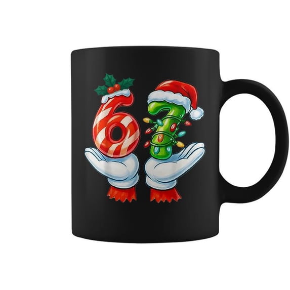 Christmas Meme Gen Alpha Slang Candy Cane Xmas Holiday Coffee Mugs ...