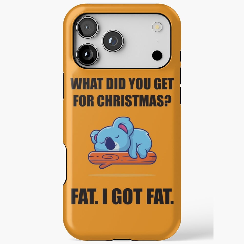 Christmas Meme Lazy Koala Case for iPhone 11 12 13 14 15 16 17 Pro Max ...