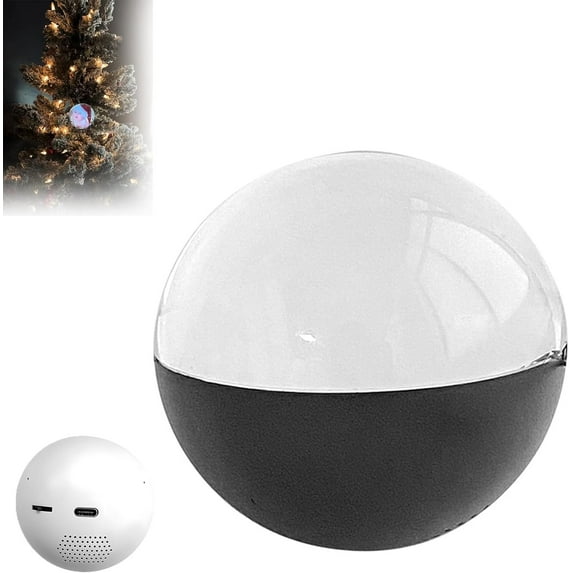 Christmas Memory Orb, WiFi 2.7 Inch Uploadable Memory Sphere with 3D ...