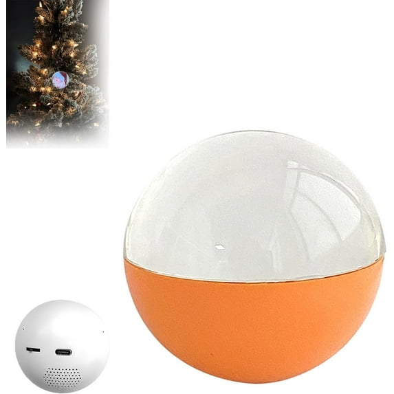 Christmas Memory Orb, WiFi 2.7 Inch Uploadable Memory Sphere with 3D ...