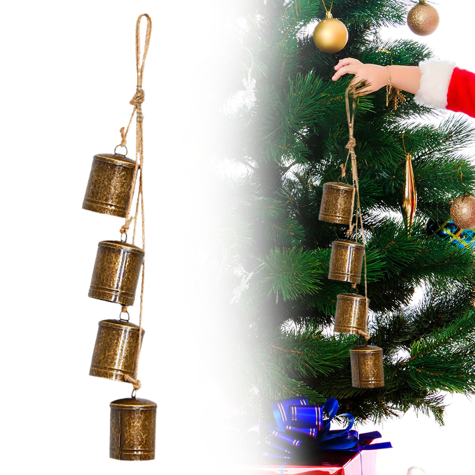 Christmas Metal Decorative Cow Bells,Vintage Christmas Cow Bells ...