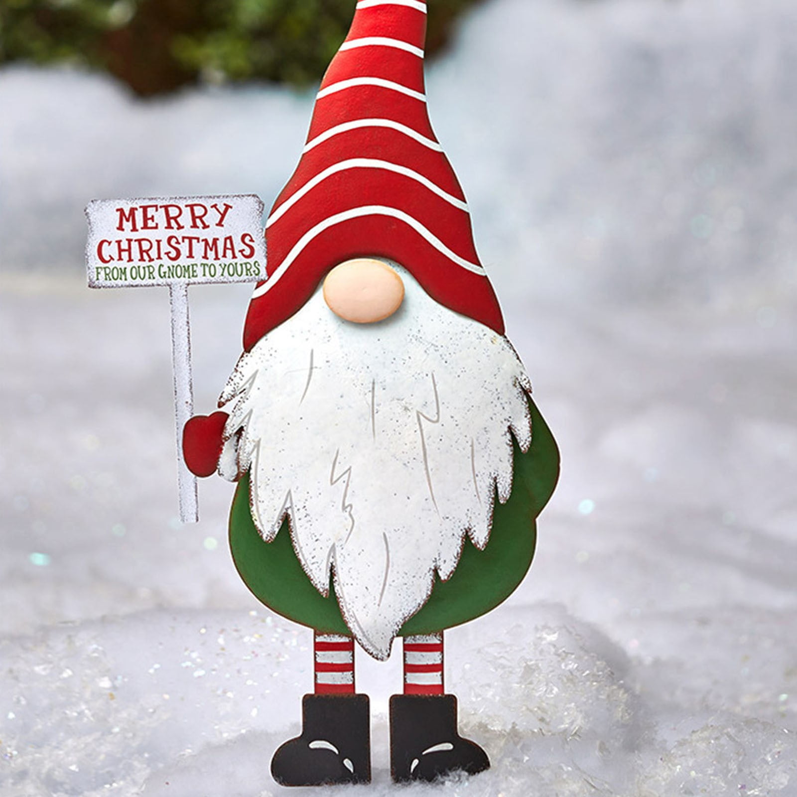 Christmas Metal Gnomes Decorations, Christmas Gnomes Outdoor, Gnome ...