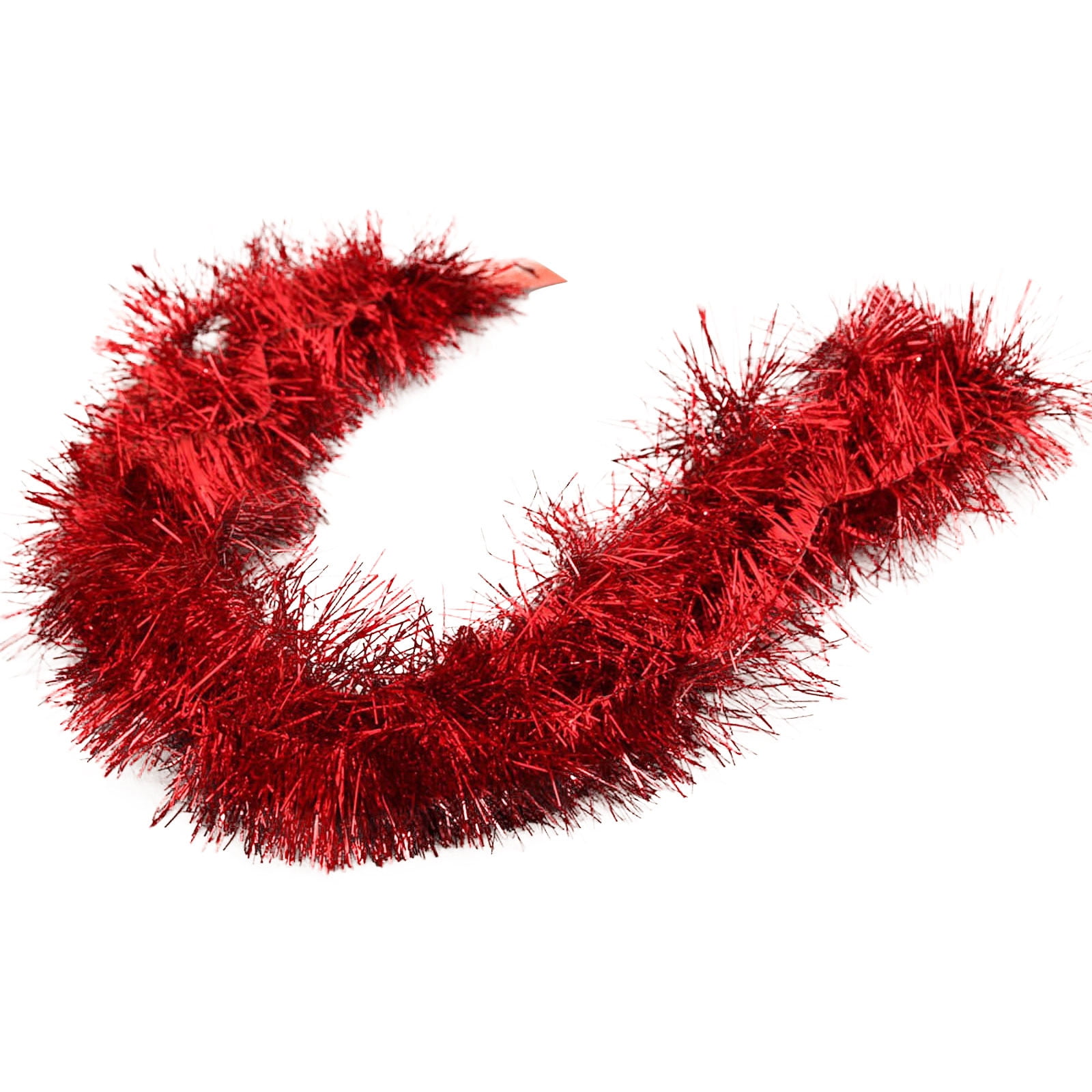 Christmas Metallic Tinsel Garland - Tree Ornaments & Scene Decoration ...