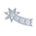 Christmas Meteors Candlestick Silicone Mold 4 Holes Candle Holder ...