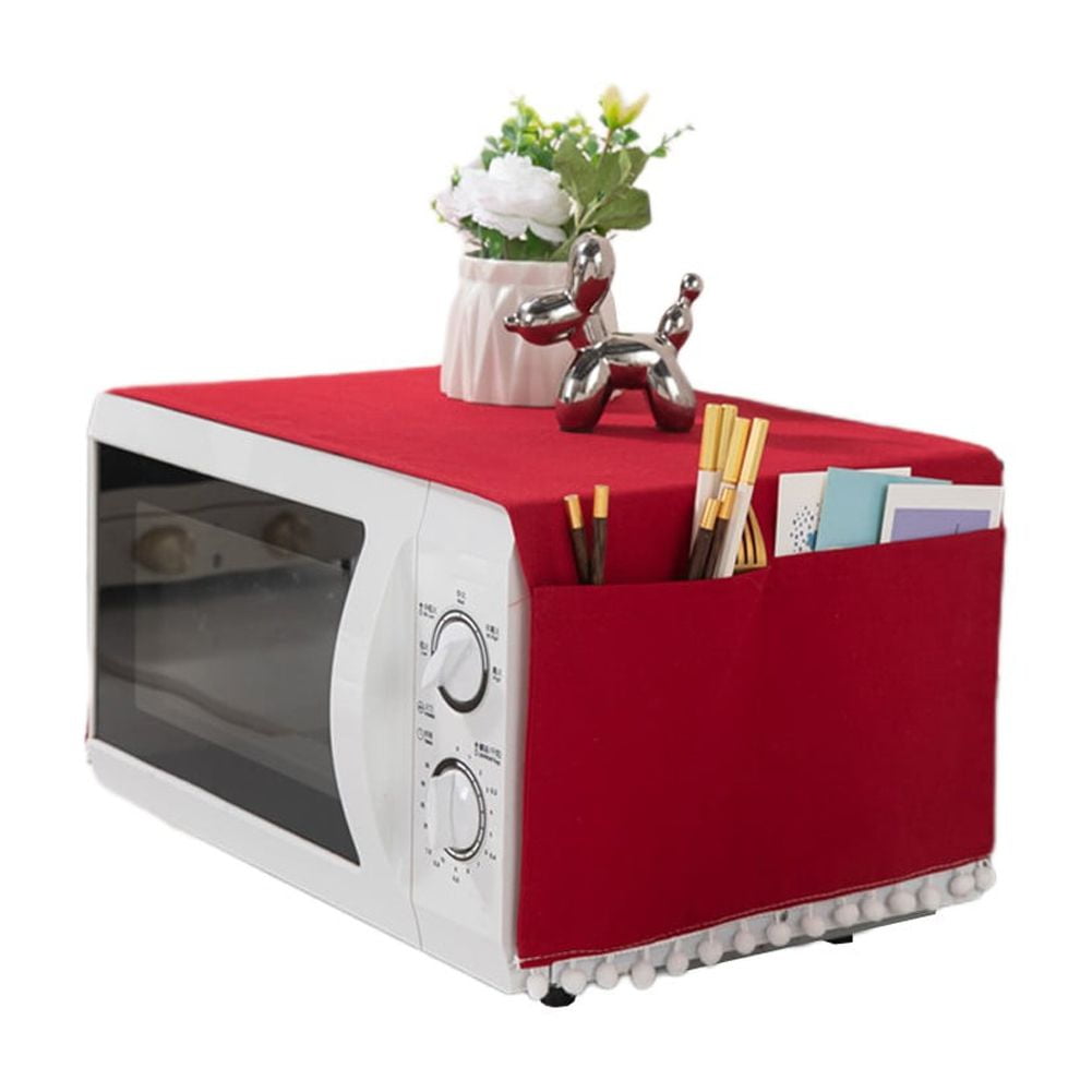 Christmas Microwave Dust Cover Blocks Dust And Prevents Splashing Water ...