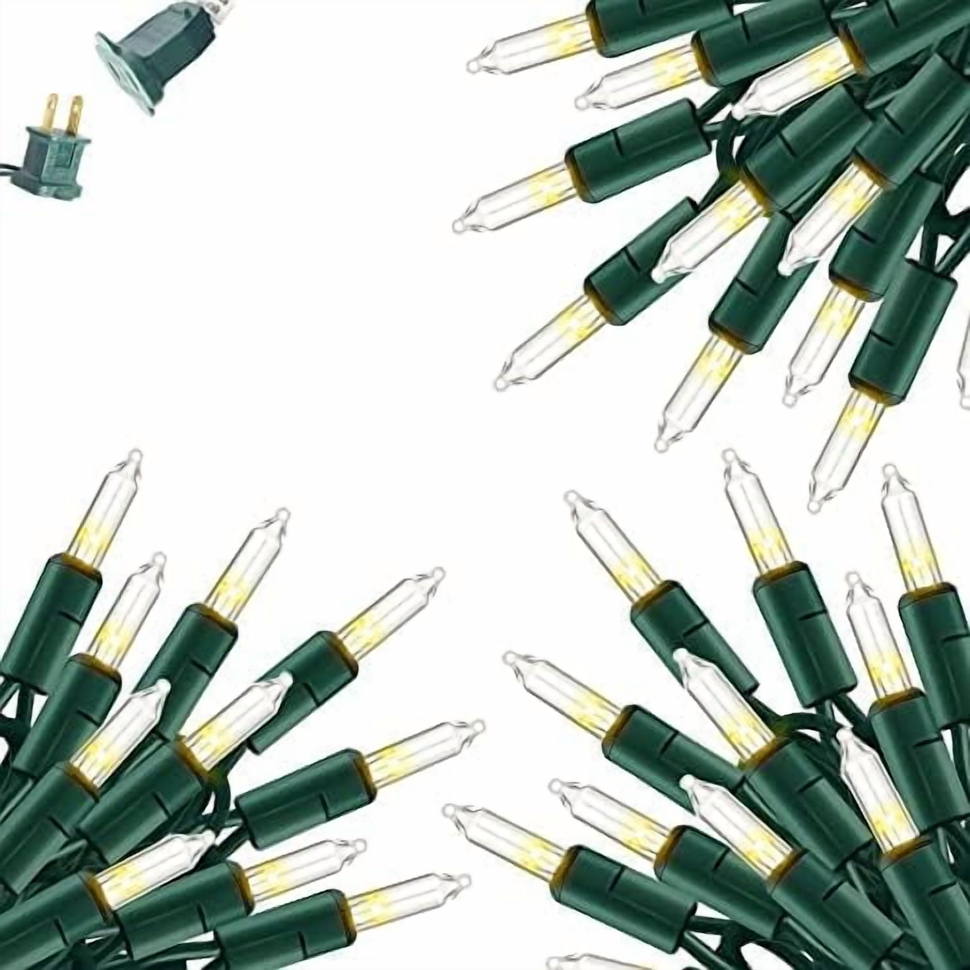 Christmas Mini String Lights, 60FT 300 Count Incandescent Waterproof ...