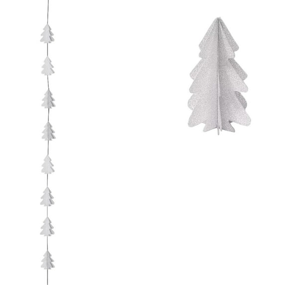 Christmas Mini String Pull Out Flags | 250cm Hanging Banners for Tree ...