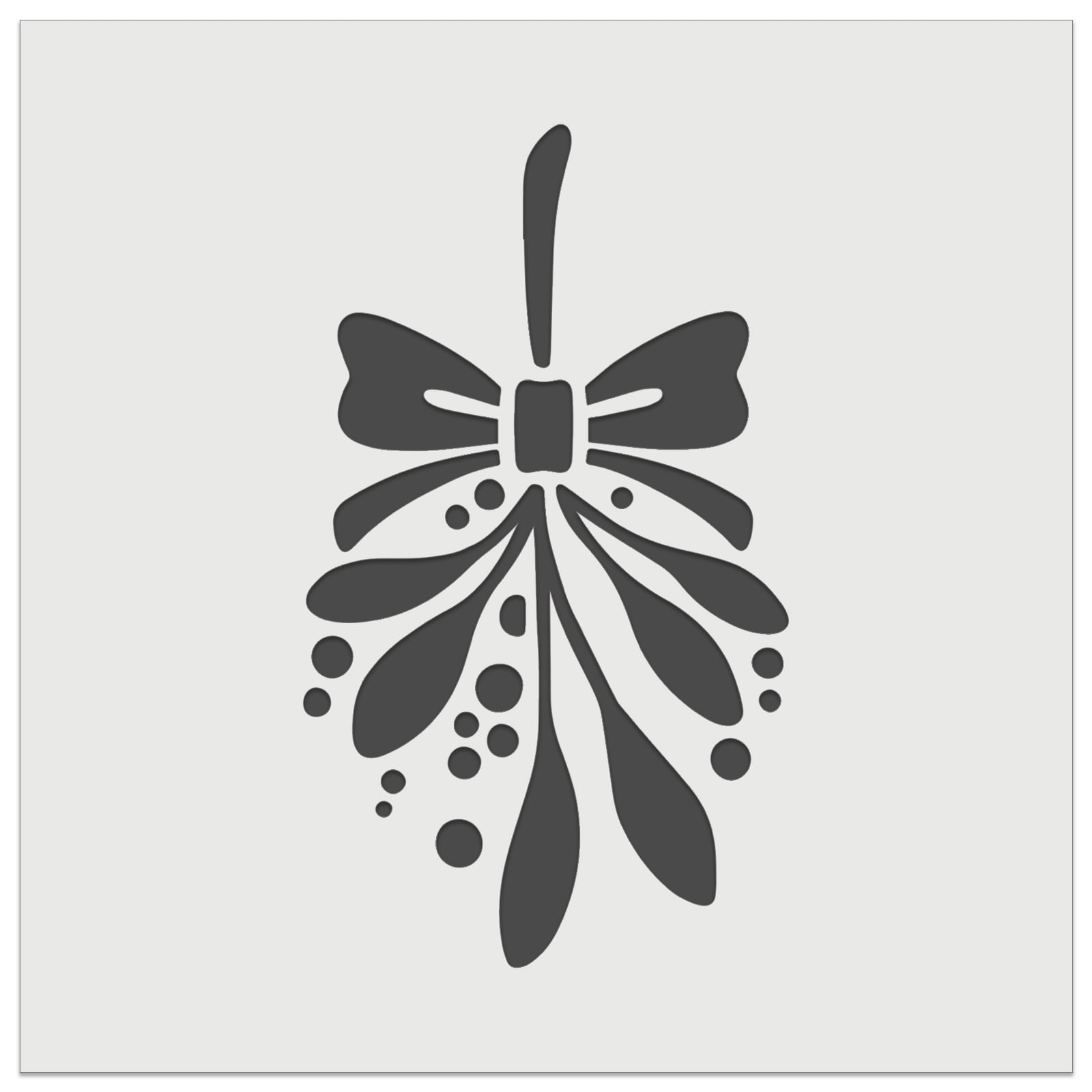 Christmas Mistletoe DIY Cookie Wall Craft Stencil - 7.0 Inch - Walmart.com