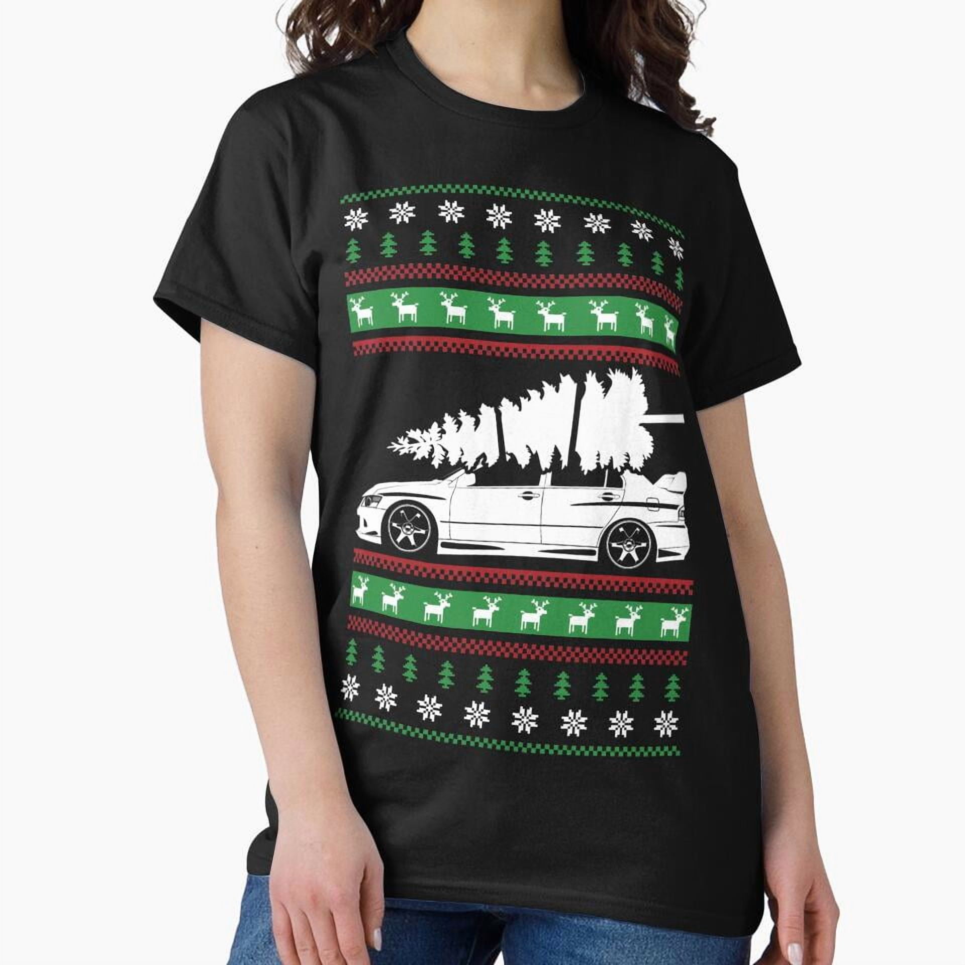 Christmas Mitsubishi Lancer Evolution IX Present With A Funny Car And ...