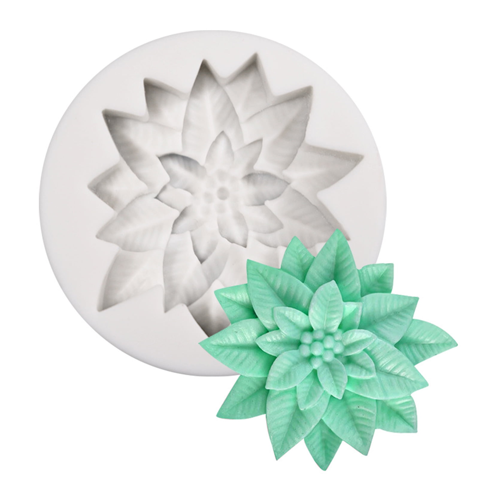 Christmas Mold Silicone for Hand-Making Fondant Cake Biscuit Cookie ...