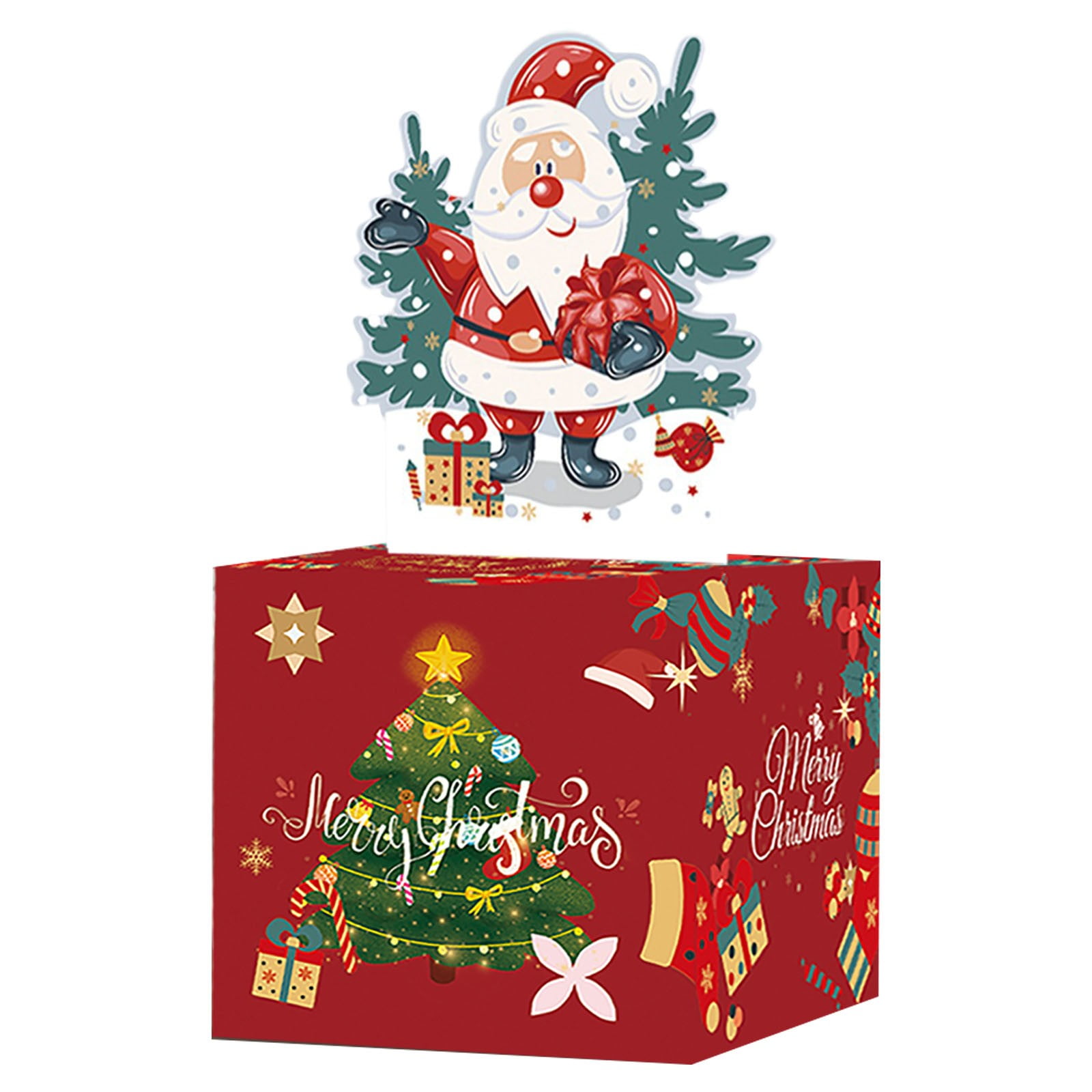 Christmas Money Box With Pull Out, Surprise Merry Gift Box, 3D Pop Up ...