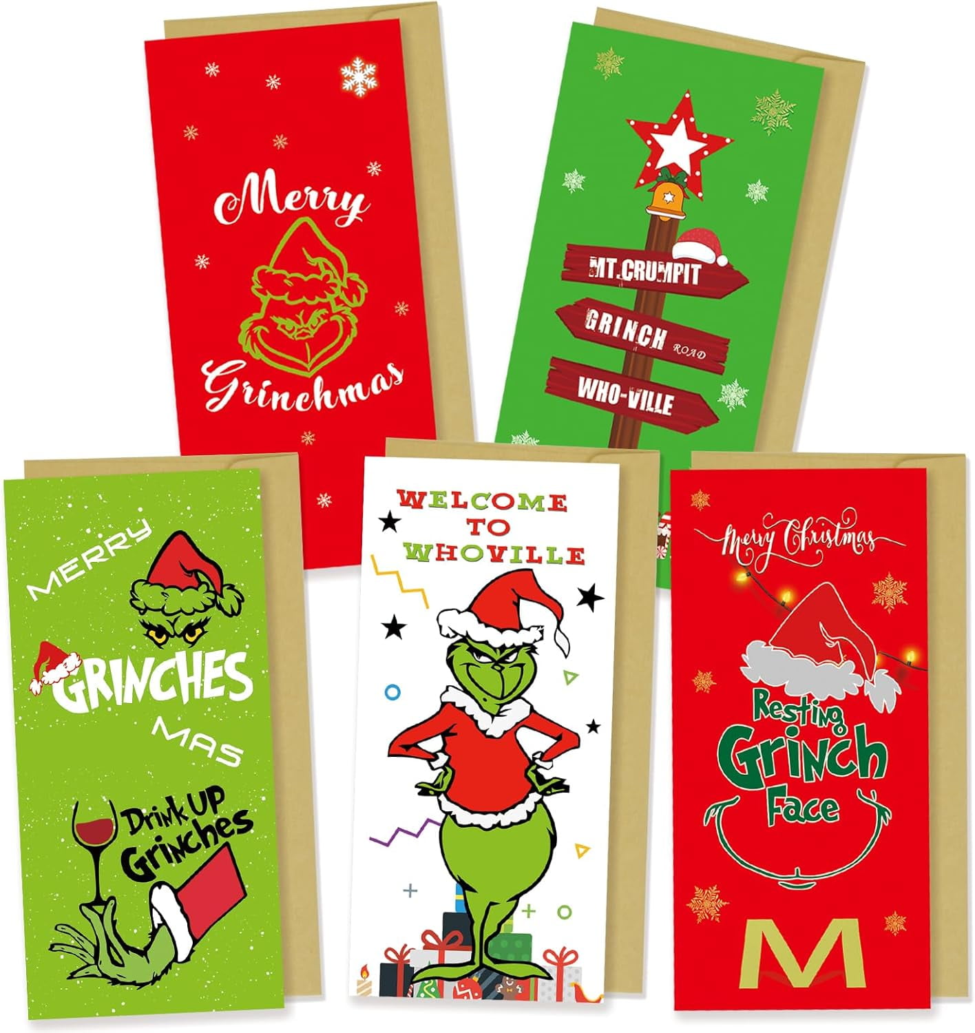 Christmas Money Card Holder Set - 30-Pack Money Card with Envelopes ...
